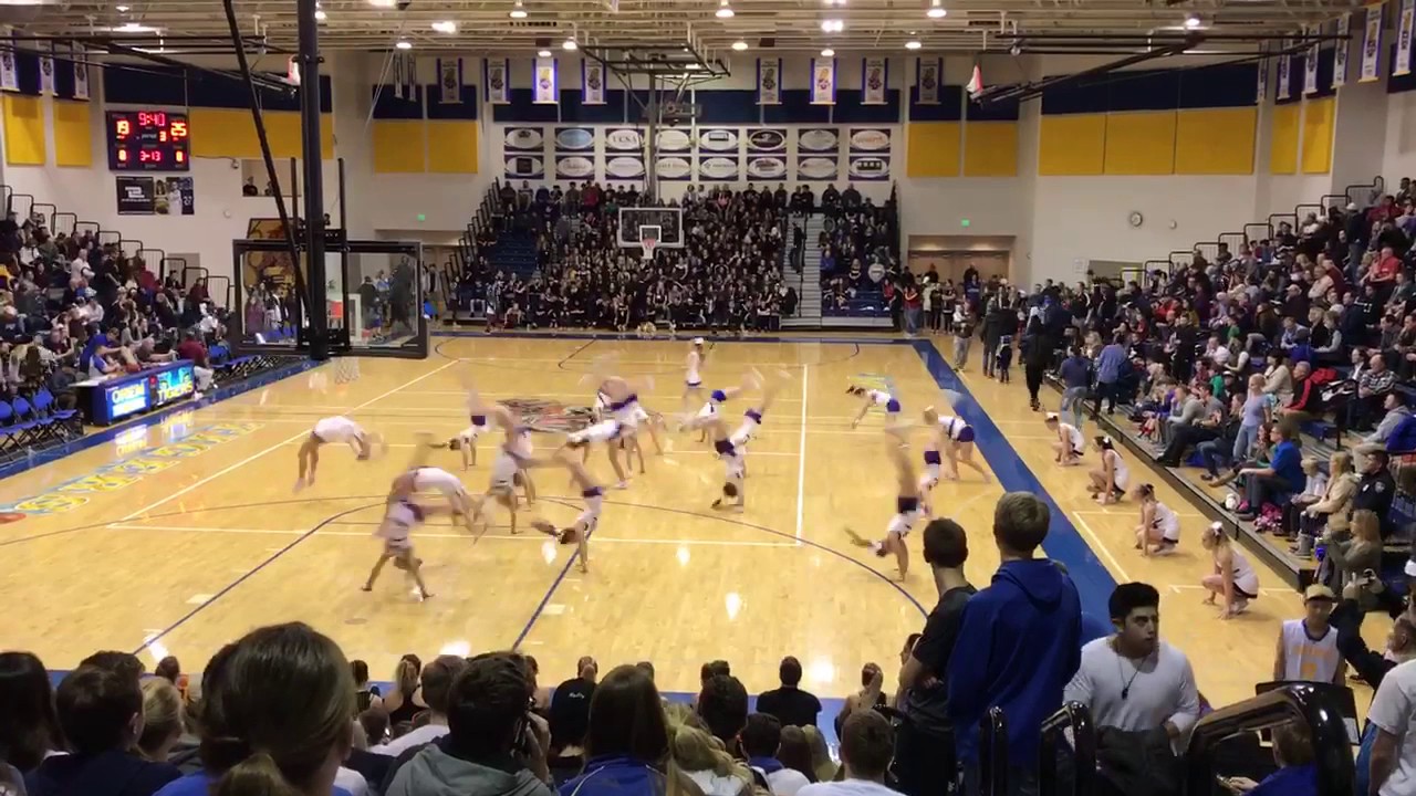 Orem High Cheer Competition Music @ MV halftime - YouTube