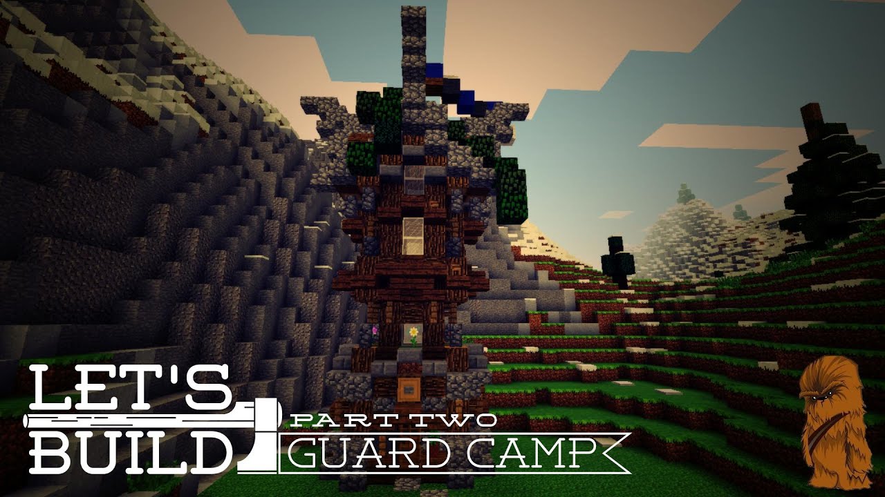 Minecraft Let's Build a Medieval Guards Camp - Episode 2 - Medieval ...