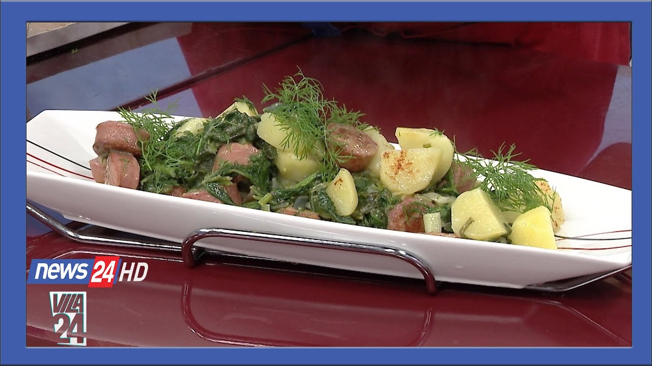 LLUKANIK ME SPINAQ DHE PATATE (Receta nga znj. Katerina) - YouTube