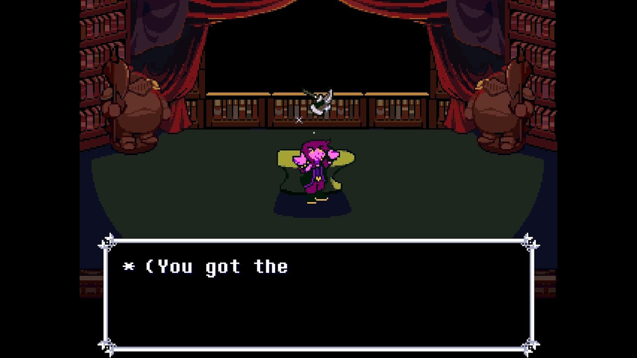 DELTARUNE- Chapter 4 Secret Boss: The Hammer of Justice - YouTube