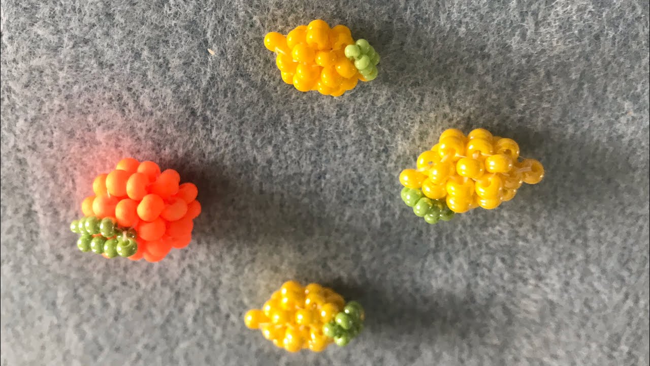Beaded Lemon (and Orange) Tutorial - YouTube