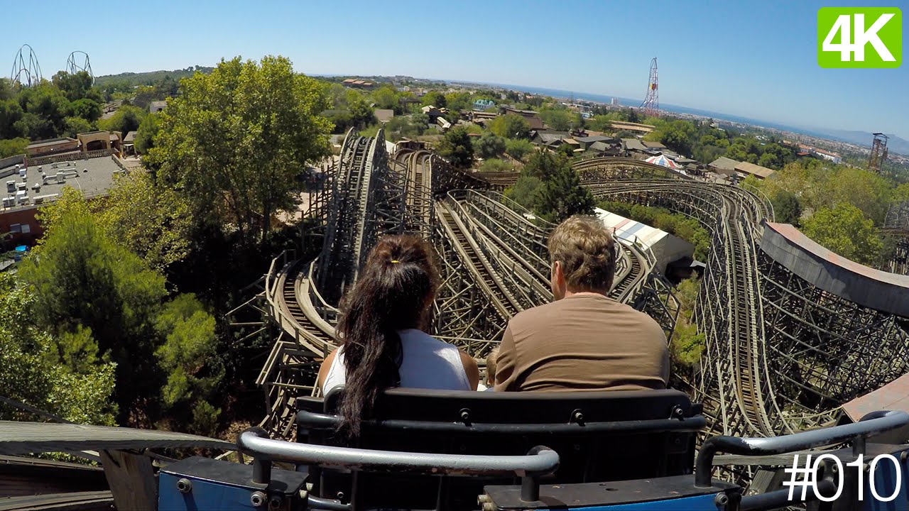 PortAventura Park • Stampida Timburcoaster ★ 4K ★ On-Ride POV ★ #010 ...