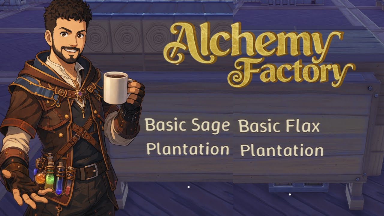 Flax & Sage Plantation Blueprint | Alchemy Factory Blueprint Labs Ep. 5 ...