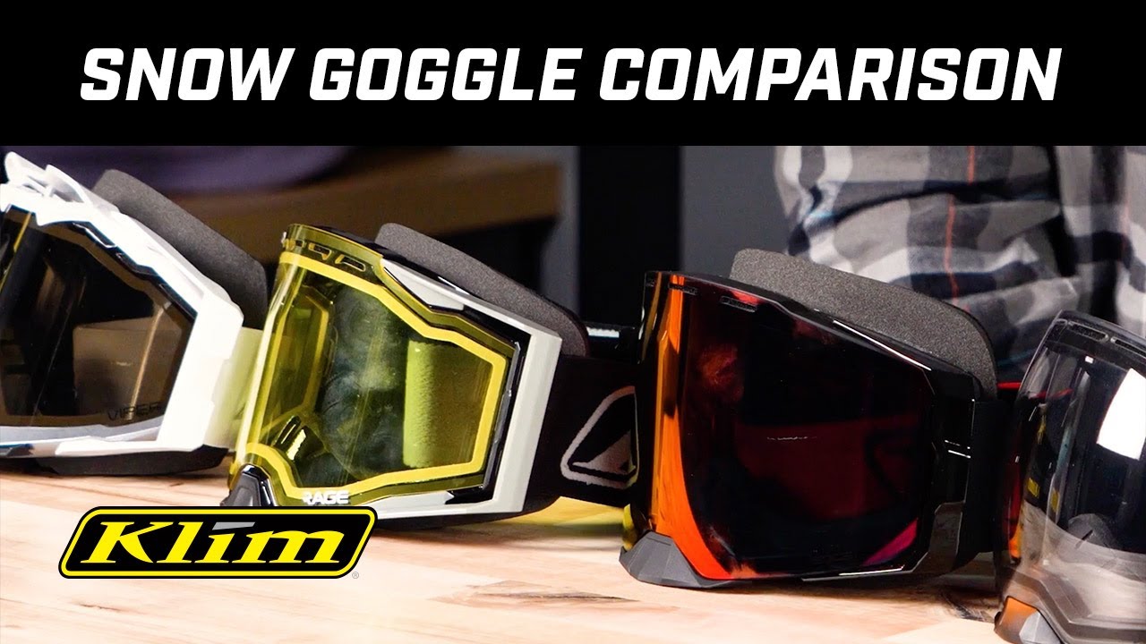 KLIM Snowmobile Goggles | Product Comparison - YouTube