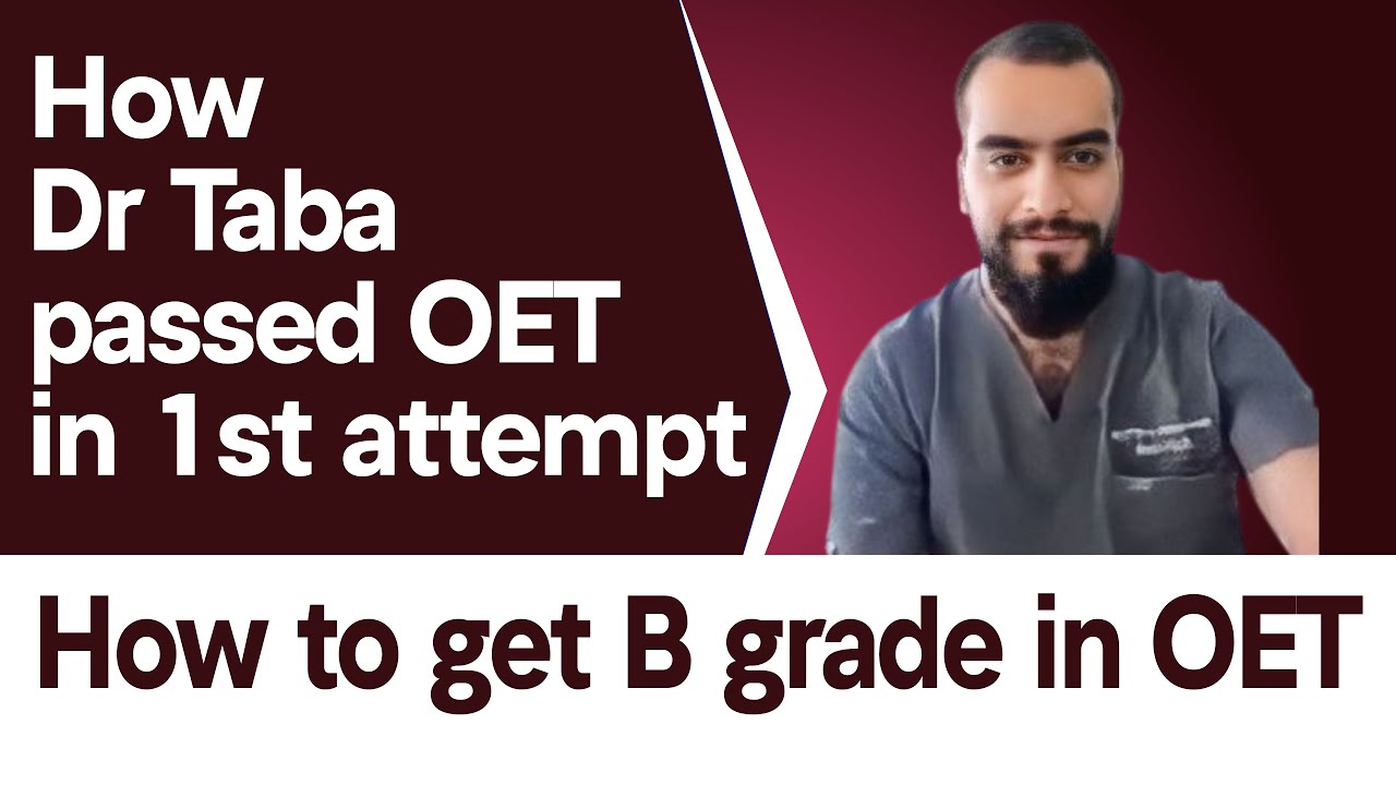 How to pass OET in first attempt | OET at Home | OET speaking tips ...