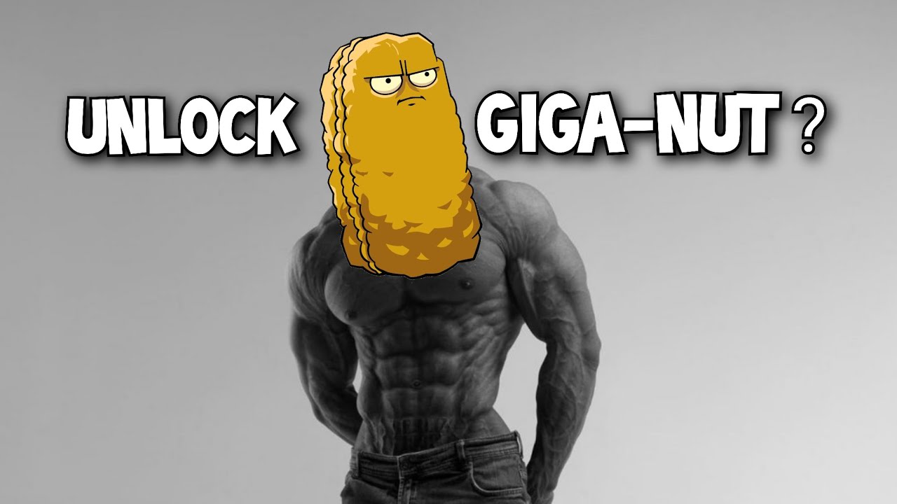 Plants vs. Zombies 2 | Unlocking Giga-Nut !? (Tall-Nut costume) - YouTube