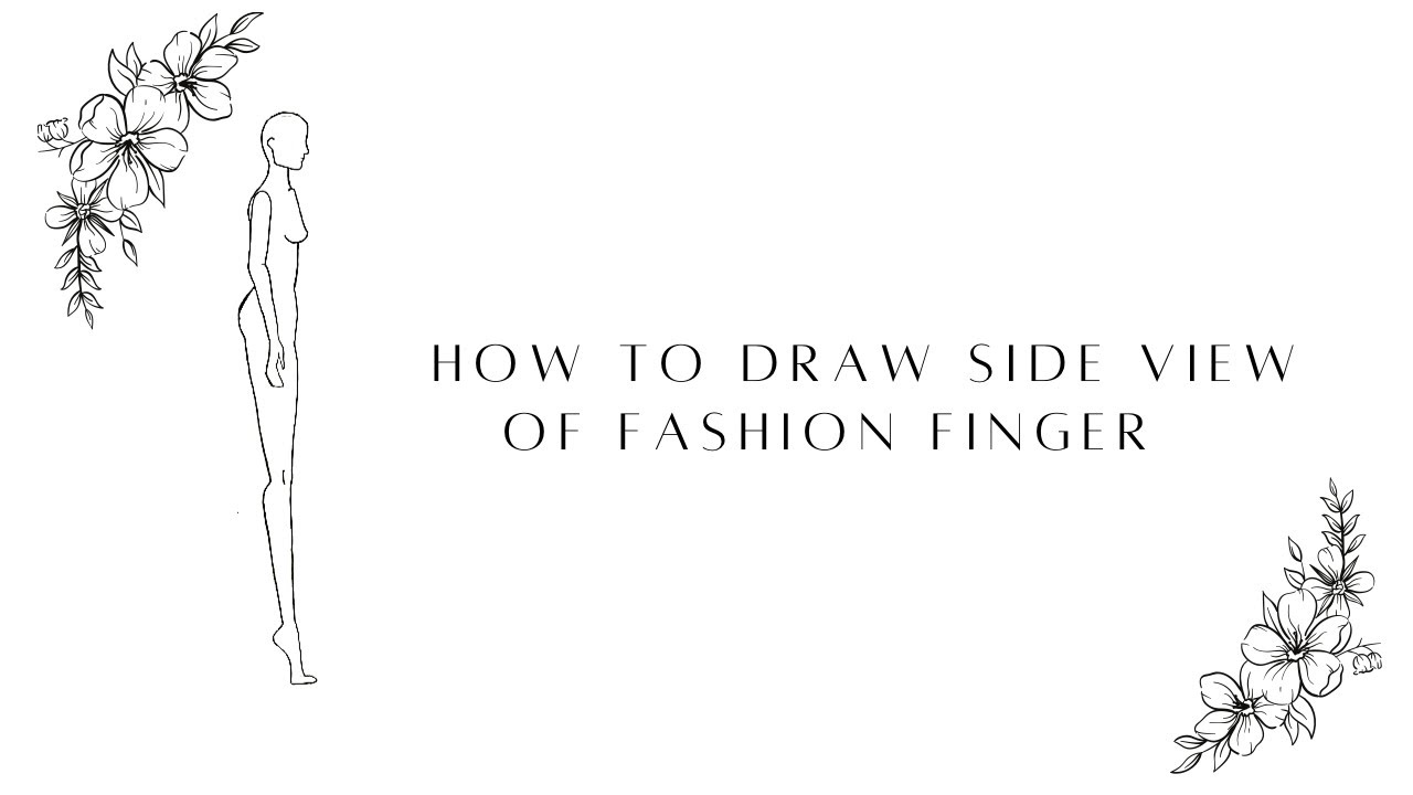 How do draw side view pose of Fashion figures | Fashion illustration ...