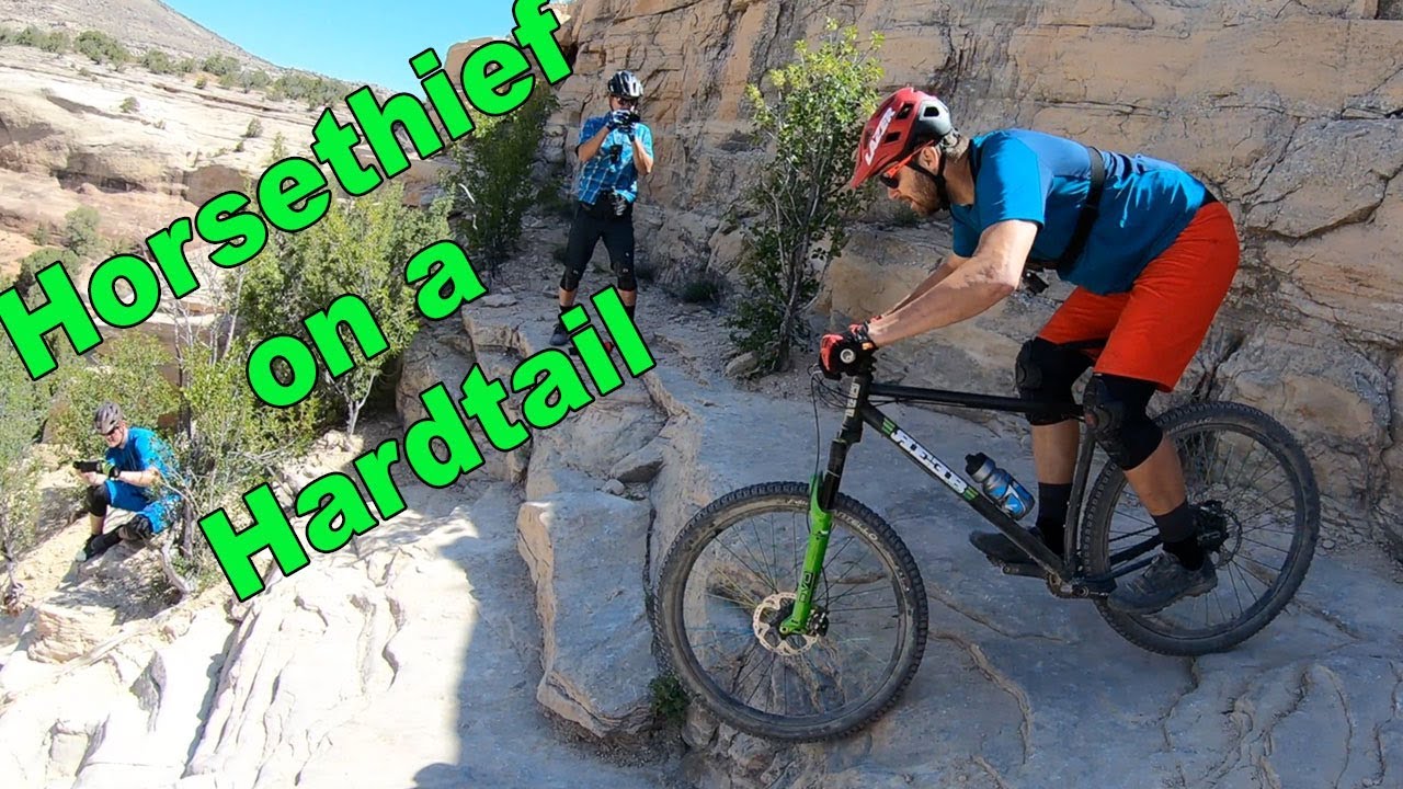 Dropping into Horsethief Bench.. here's what happened - YouTube