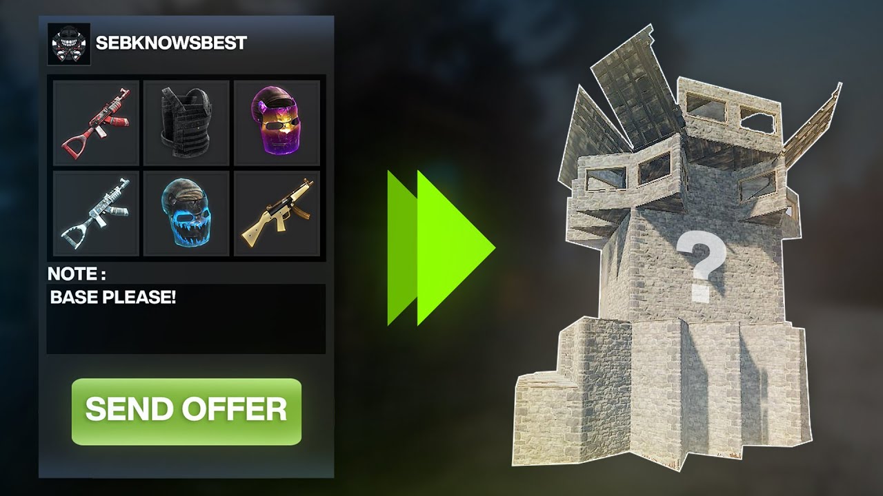 Rust - Buying My Base with Rust Skins (Pay2win) - YouTube