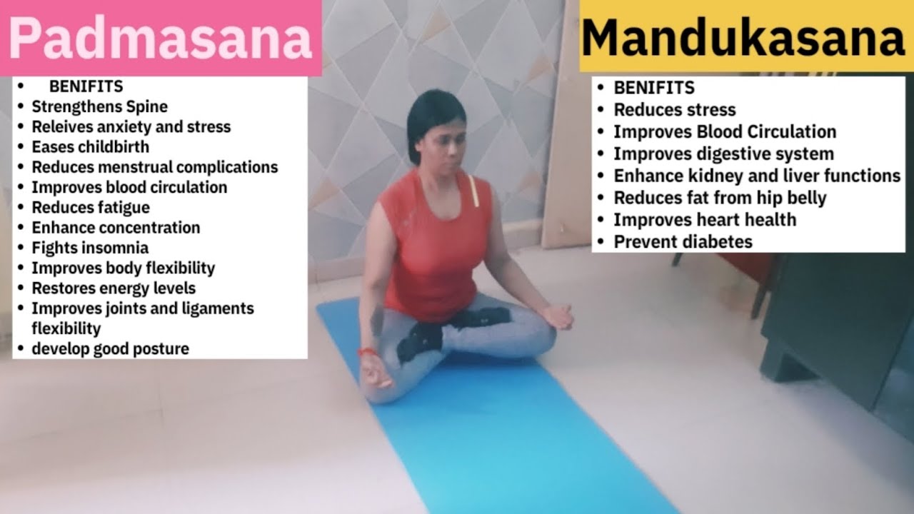Yoga Asanam/Padmasana /Mandukasana/Benifits of Padmasana and ...