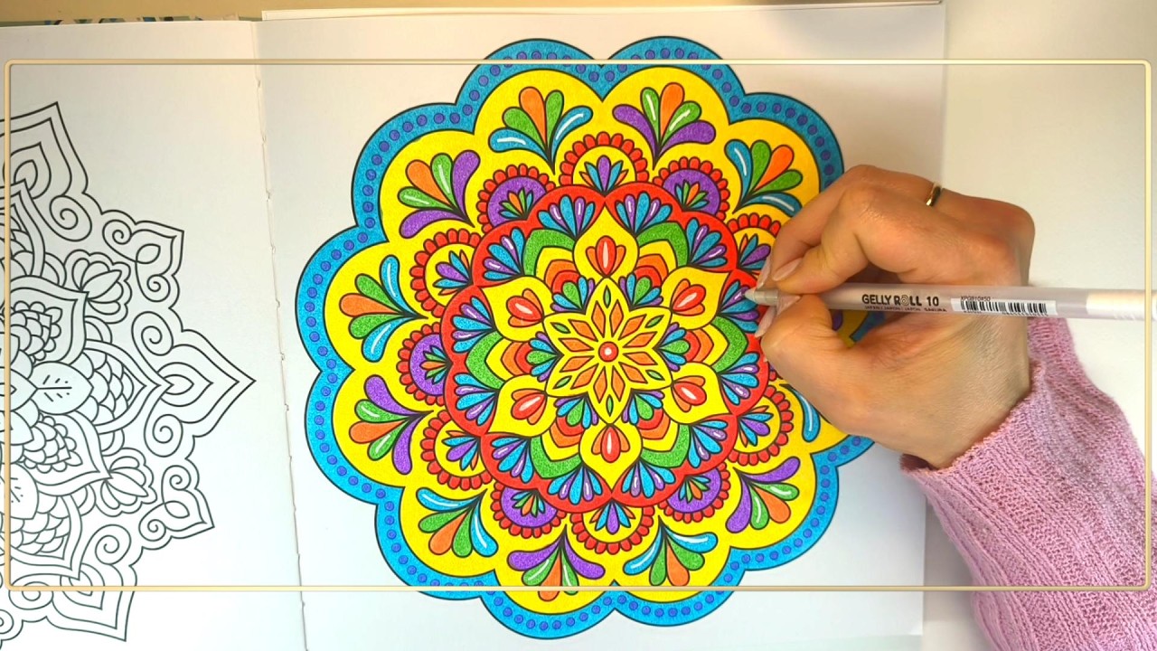 🌿 Divine Mandala Art for Deep Relaxation and Calm | 50-Minute ...