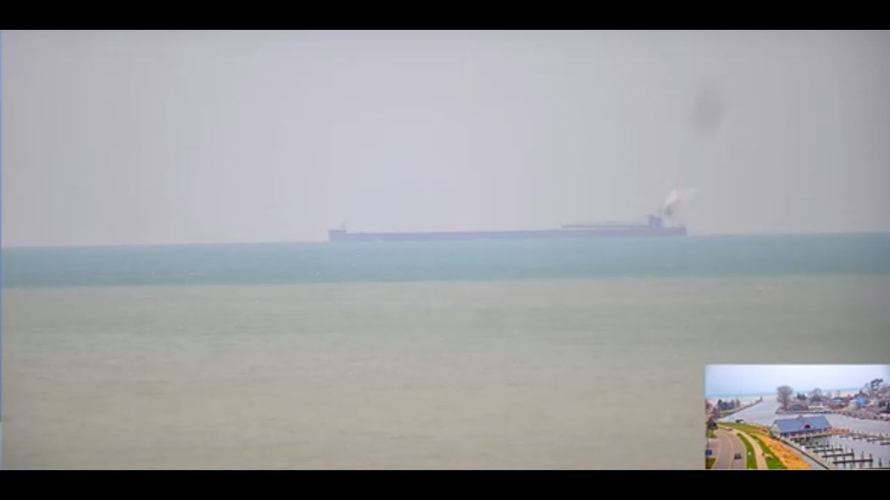 JAMES R BARKER Freighter Heading South to Indiana Harbor 11.30.19 ...