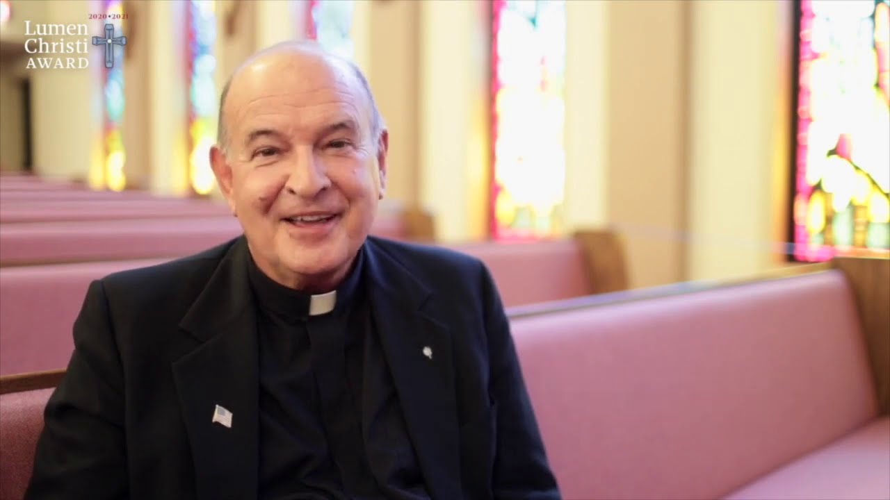 Father Ron Foshage, M.S., 2020-2021 Lumen Christi Award recipient ...
