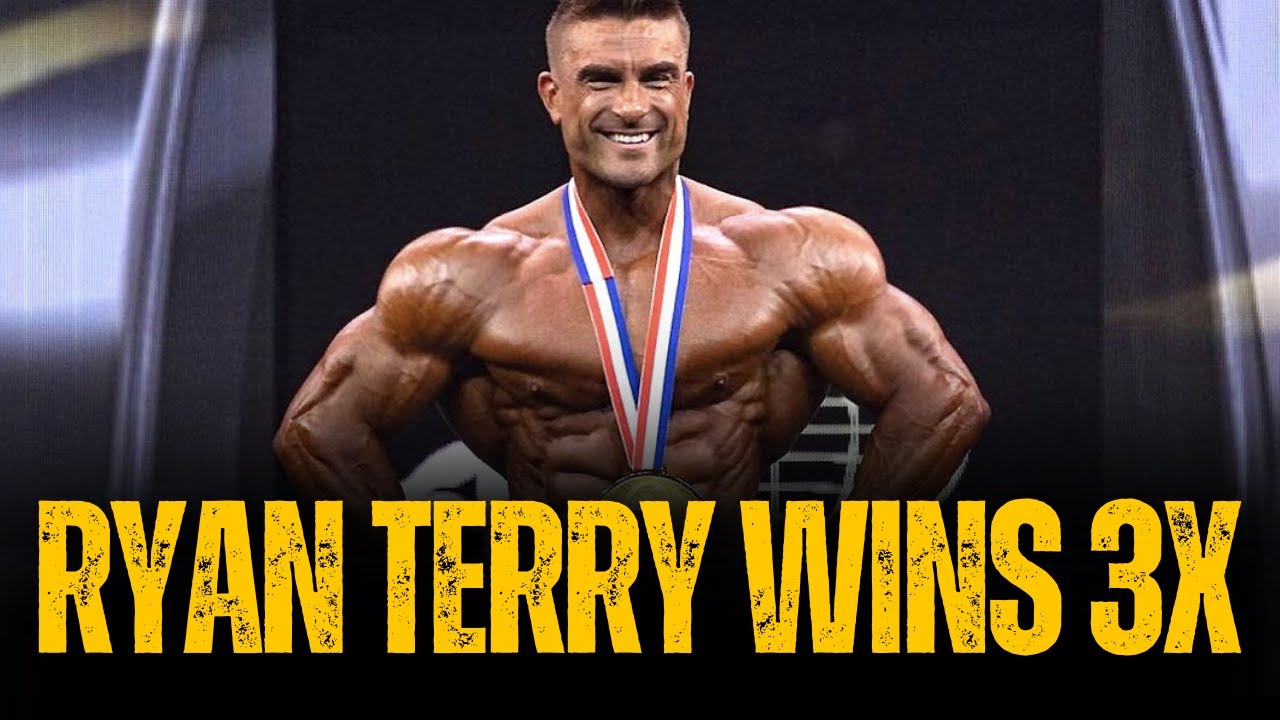 RYAN TERRY WINS 3X OLYMPIA MEN'S PHYSIQUE - YouTube