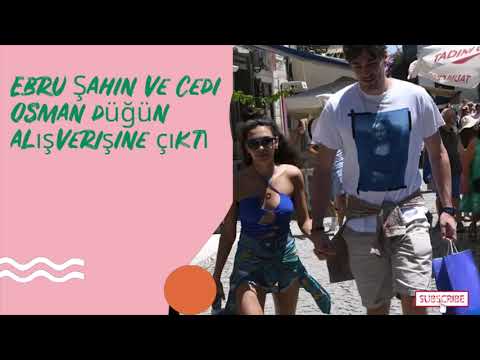 Cedi Osman ve Ebru Şahin Bugün Evlenecek | Cedi Osman ve Ebru Şahin çifti düğün alışverişinde