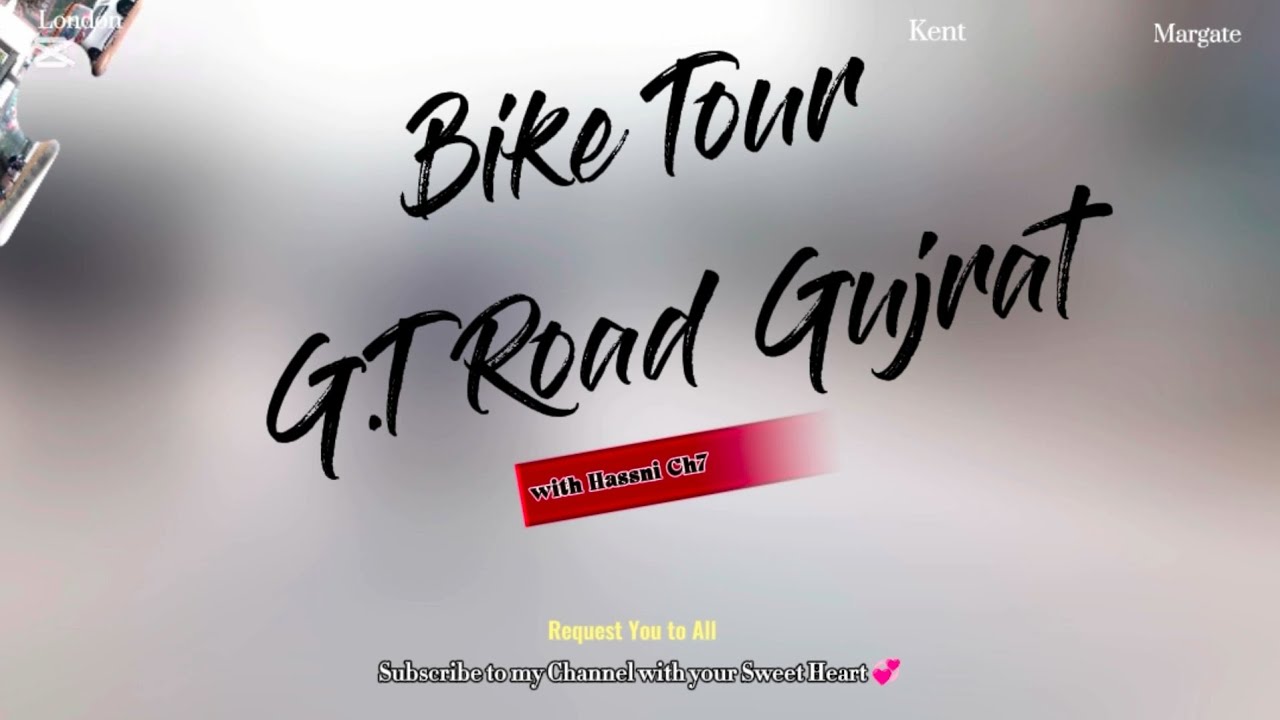 Bike Tour with Raju Rocket 🚀 on GT Road Gujrat - YouTube