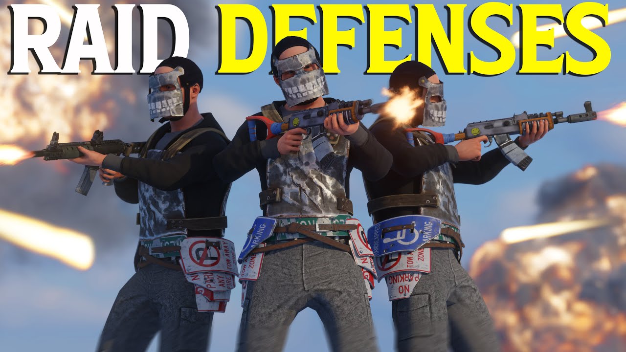 RUST - HOW WE DEFENDED MULTIPLE INTENSE RAIDS AGAINST CHINESE ZERGS ...