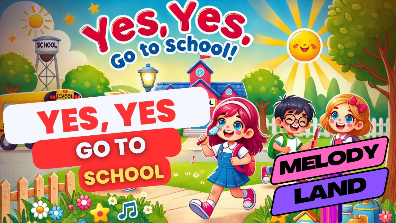 Yes, Yes, Go to School! 🎒 Fun Educational Song for Children - YouTube
