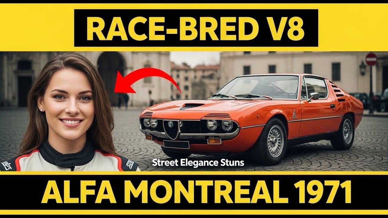 Race-Bred V8, Street Elegance Stuns - Alfa Romeo Montreal 1971 - YouTube