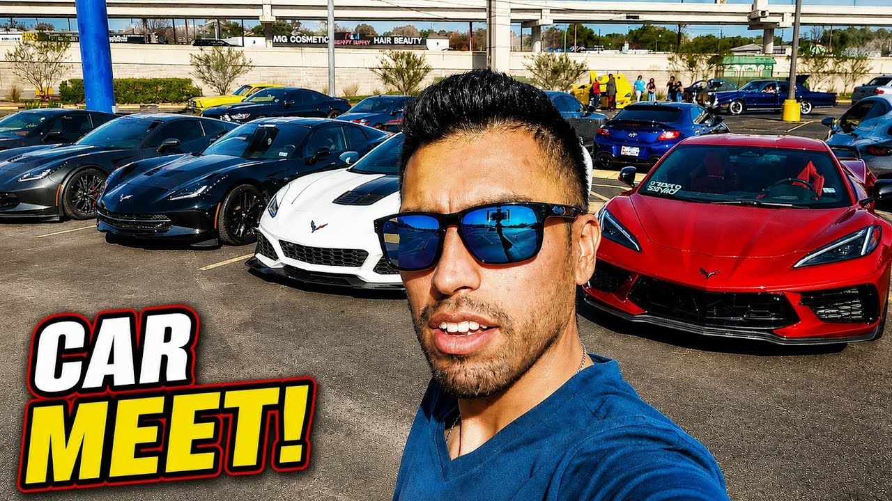 AWESOME CAR MEET DRONE FOOTAGE! - YouTube