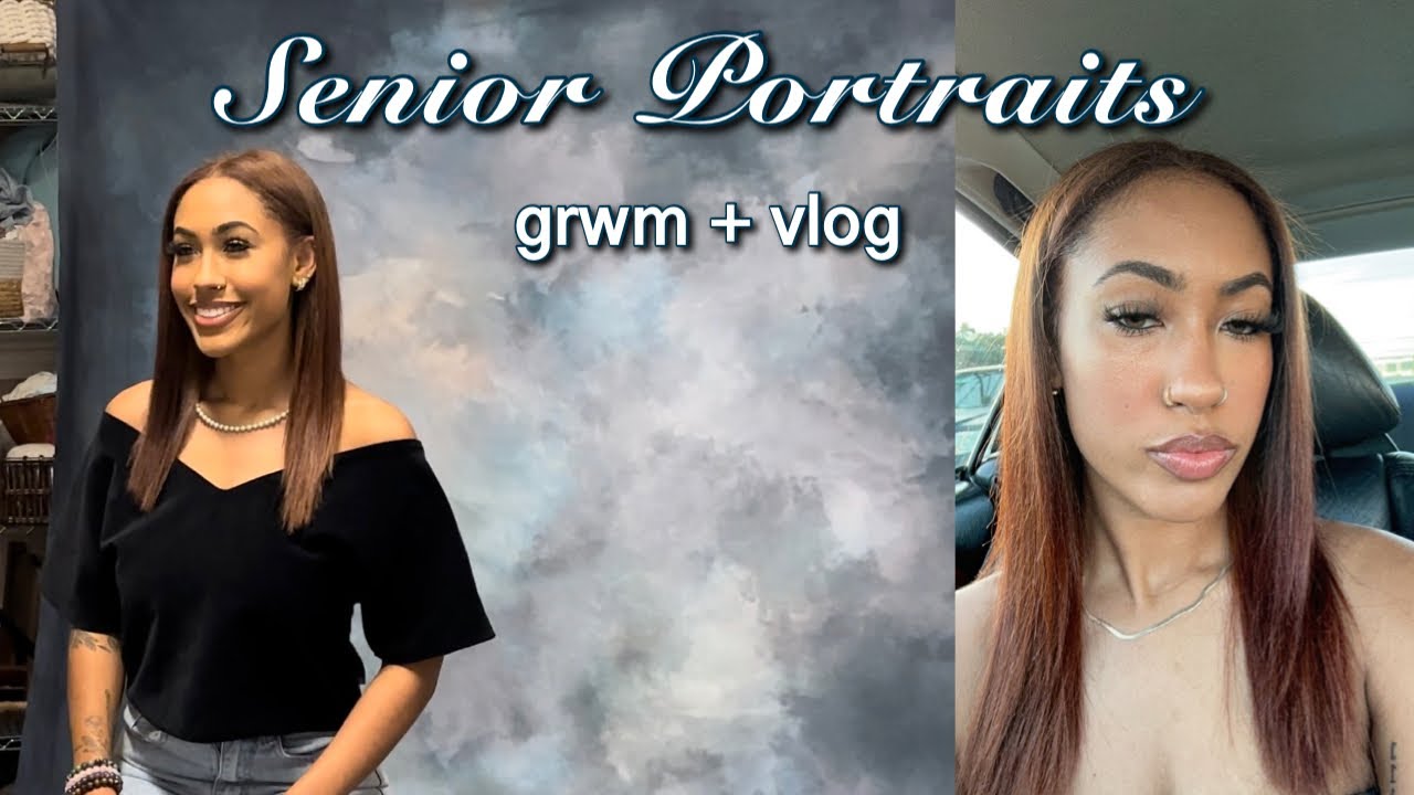 GRWM SENIOR PORTRAITS + MINI VLOG | CLASS OF 2023 - YouTube