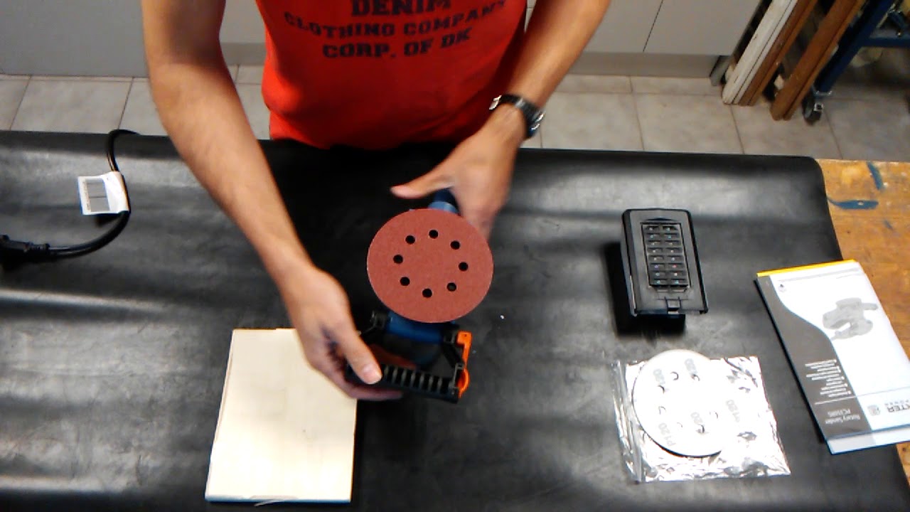 Lijadora excéntrica DEXTER POWER IV 125MM 350W - YouTube
