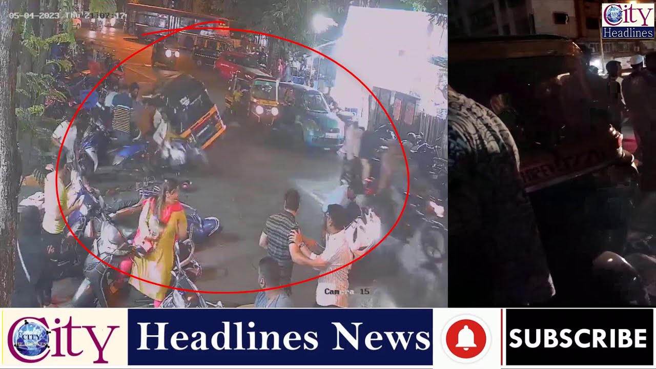 Accident, Rash Driving of Rickshaw Driver, Mira Road - YouTube
