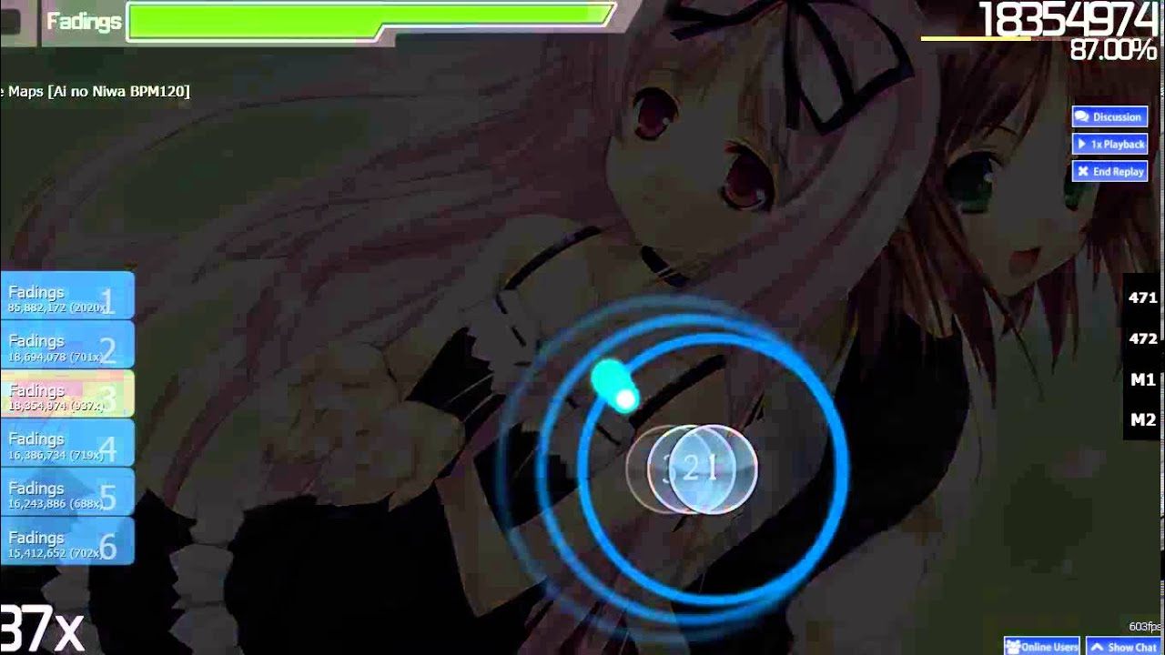 osu! Long Stream Practice Maps [Ai no Niwa BPM 120] - YouTube