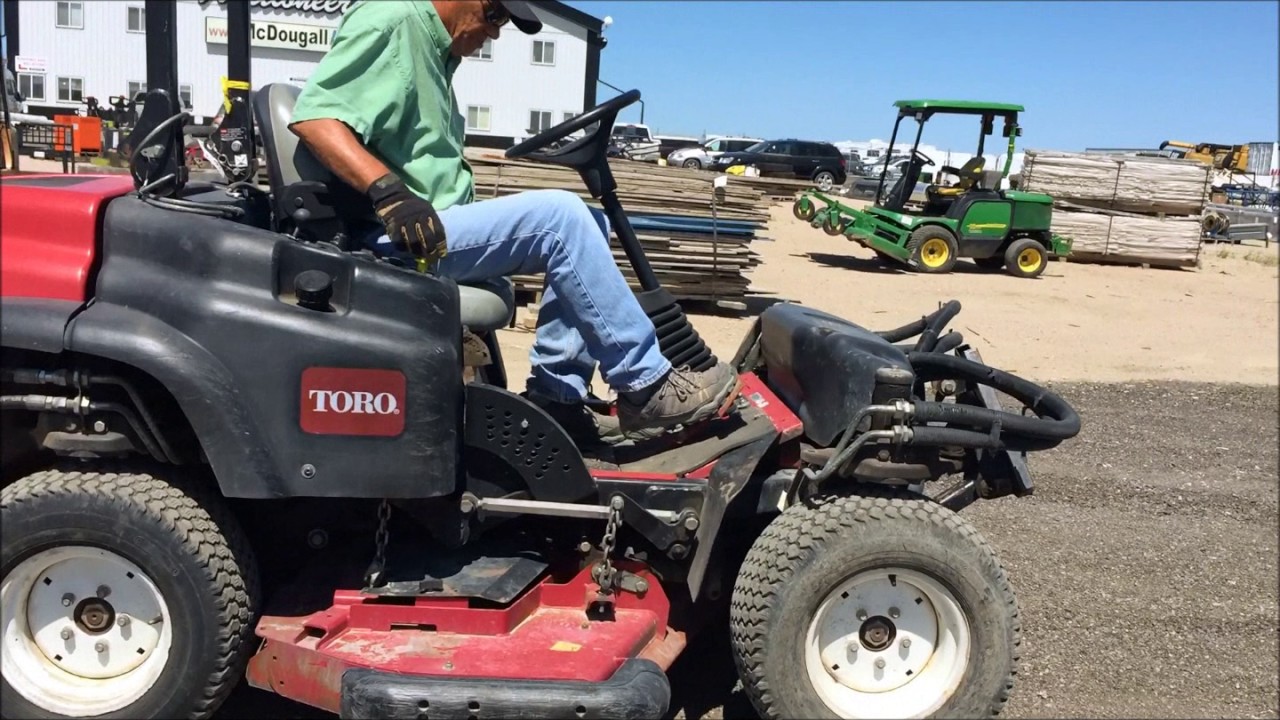 Toro 360 Mower Lot 1008 - YouTube