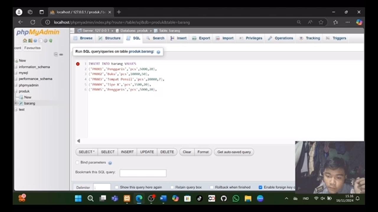 Membuat Basis data di Mysql - YouTube