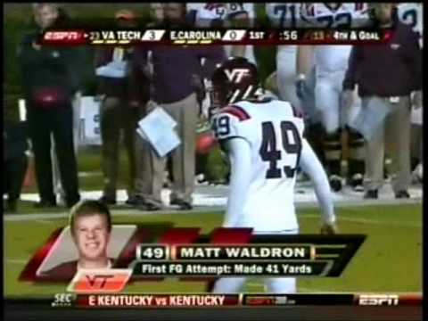 Matt Waldron Free Agent Highlight Tape 2011 Virginia Tech Hokies ...