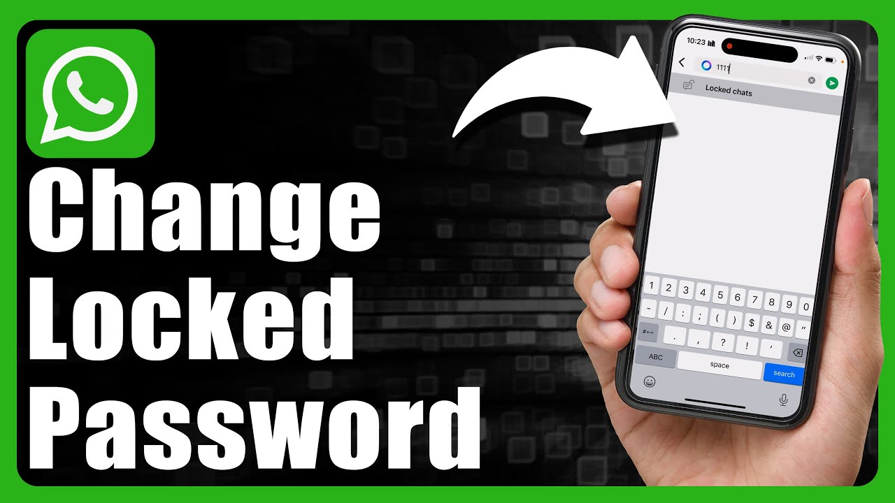 How To Change Locked WhatsApp Chat Password - YouTube