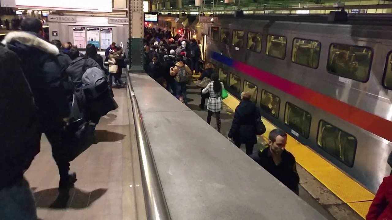 Train Station Rush Hour - YouTube