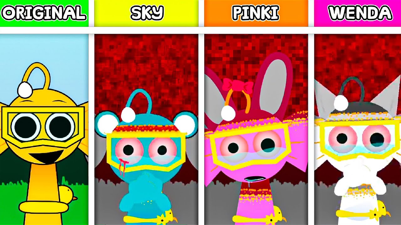 Incredibox Retake Horror Sprunki But Everyone Is Sky Hat Vs Pinki Vs ...