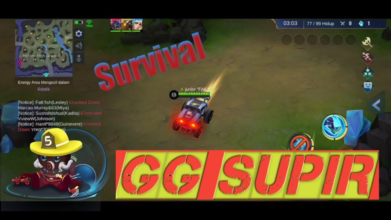 Pake johnson di gelap-gelap! Keren abis || Mode survival || MOBILE ...