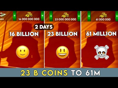 7B coins in 2 Dayz and then 23B Coins reset :( - YouTube