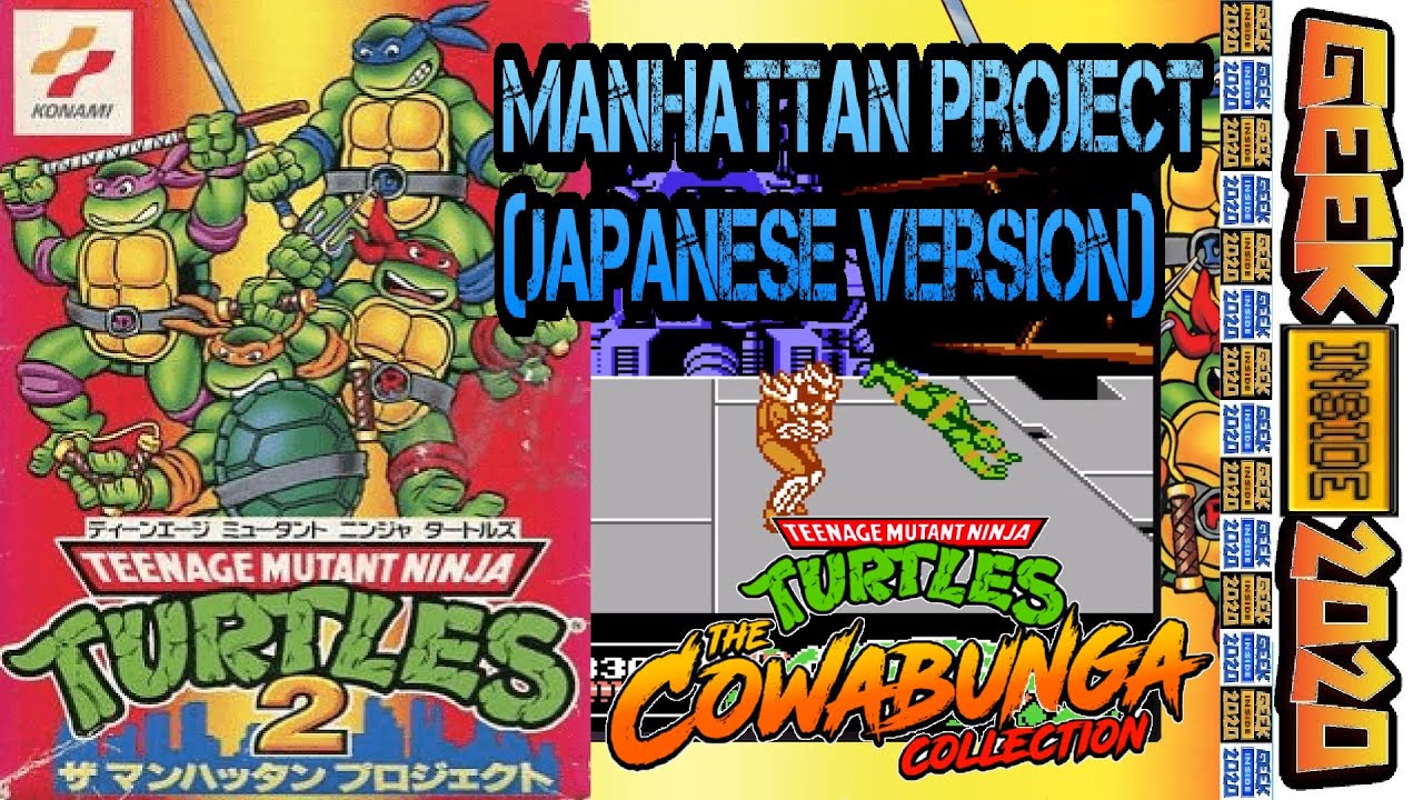 TMNT II: The Manhattan Project (Japan/Famicom) Complete Playthrough ...