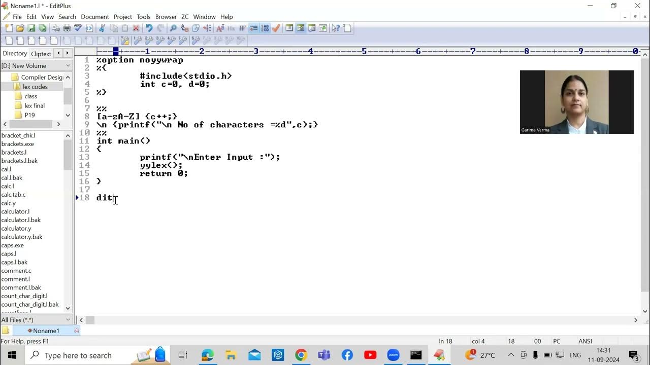 L36-Lex Programming 1 - YouTube