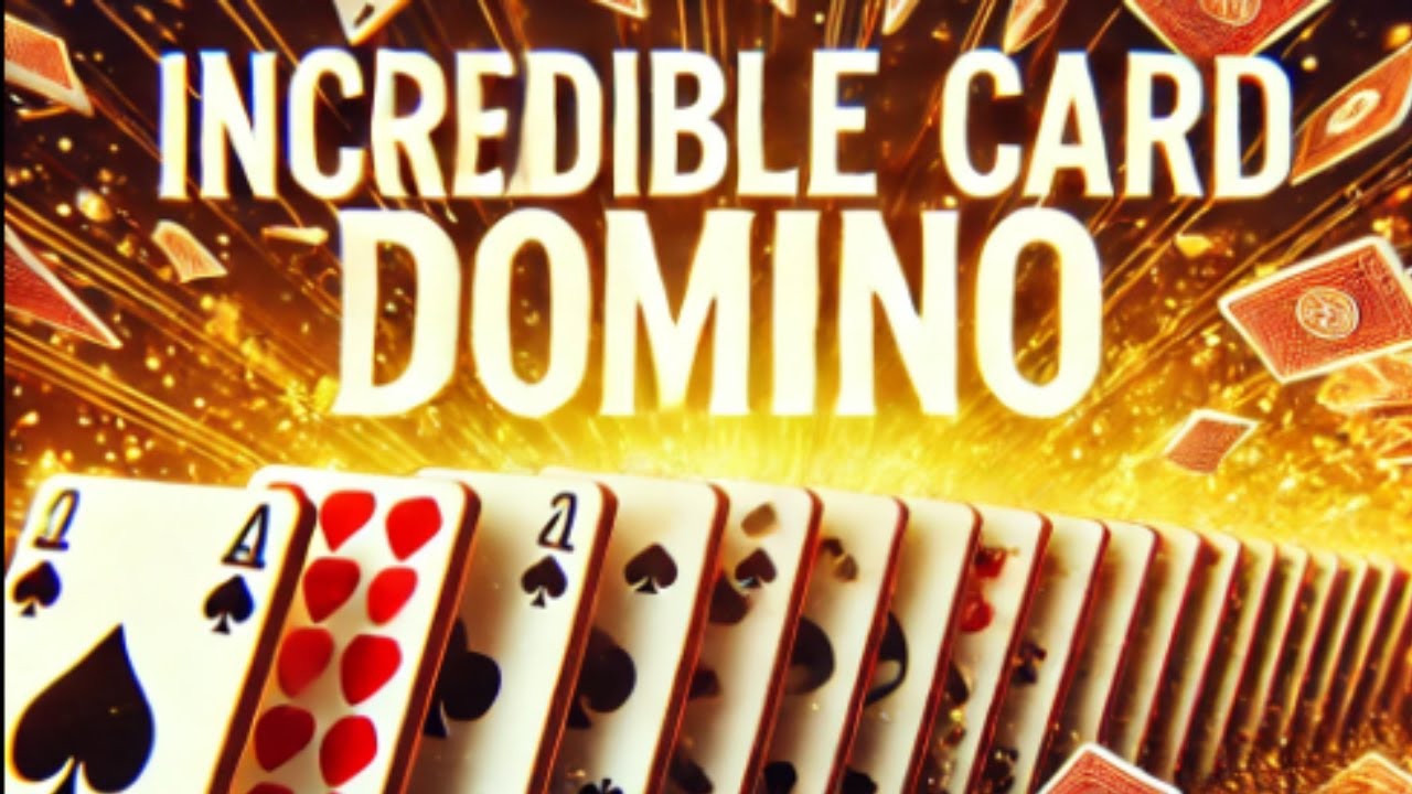 Watch This Stunning Card Domino Cascade Create Magic! - YouTube