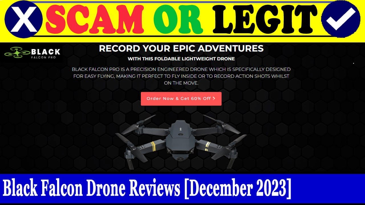 Black Falcon Drone Reviews (Dec 2023) - Is This An Original Product ...