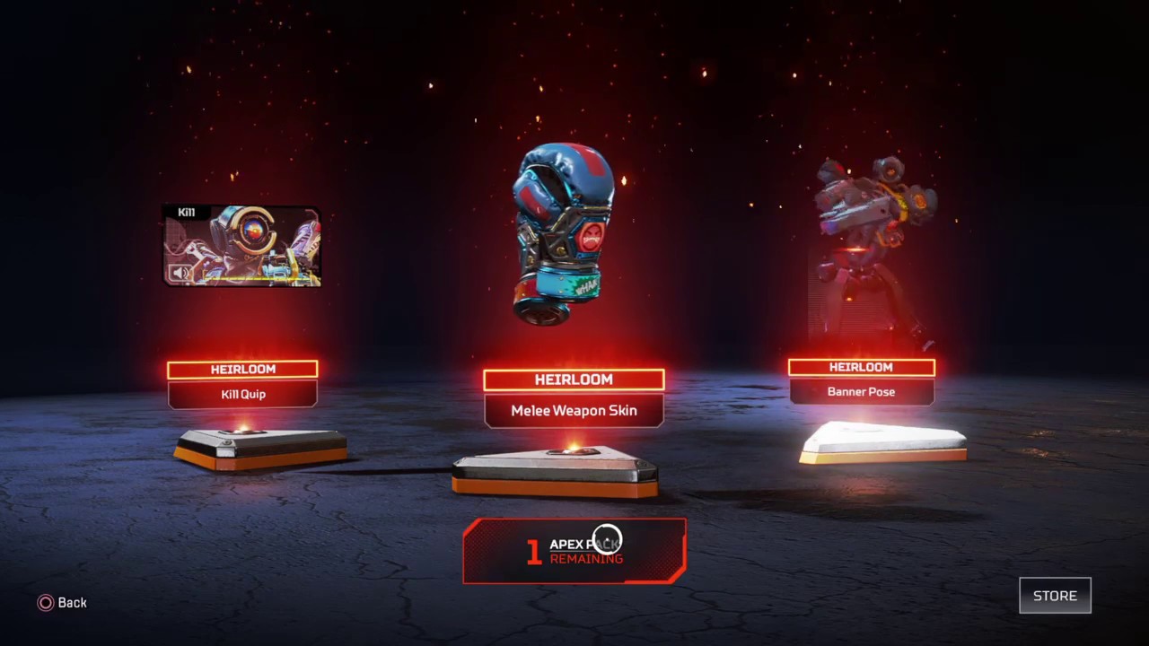 Apex Pack Heirloom Pathfinder on Brand New Account - YouTube