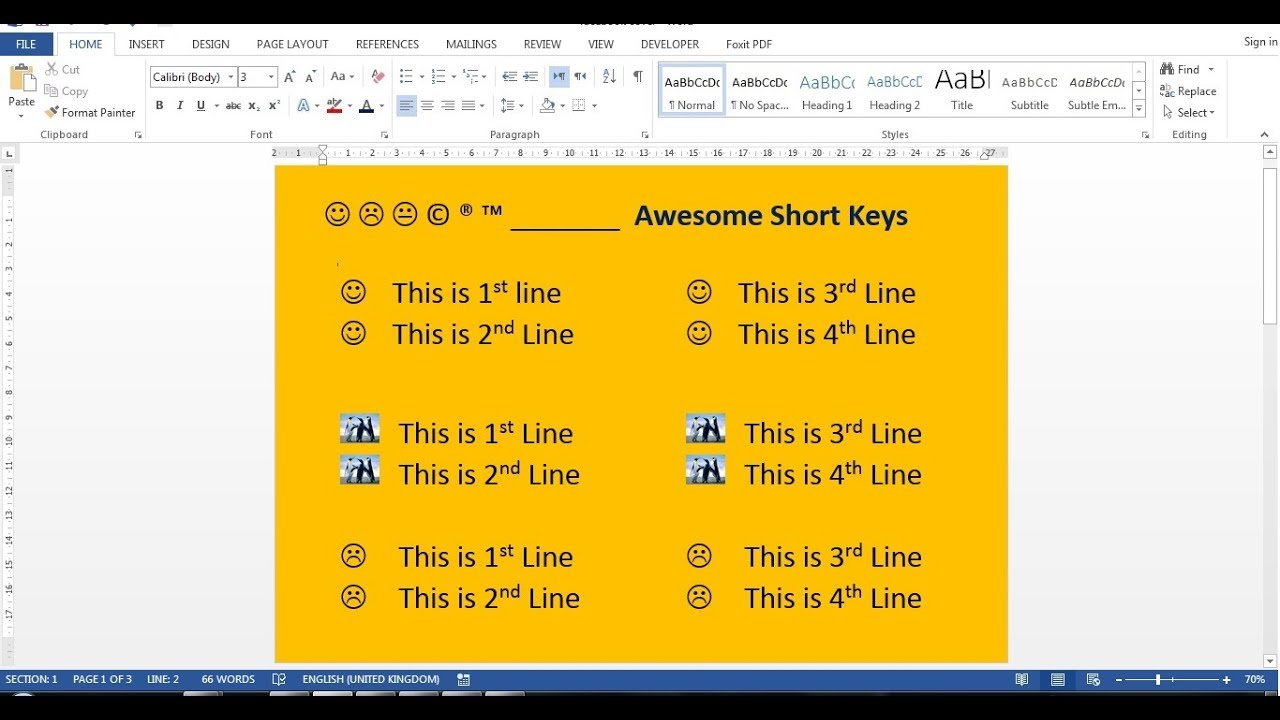 Ms Word Awesome Tricks Ms Word Tutorial Youtube