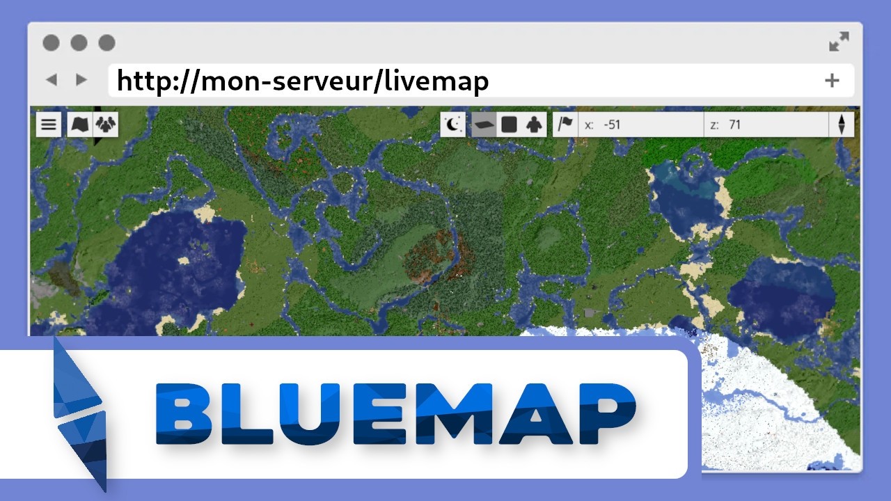 Comment installer une livemap sur votre serveur Minecraft avec Bluemap ? Facile et Gratuit - YouTube