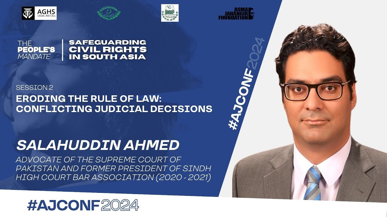 AJCONF 2024 | Salahuddin Ahmed | Advocate Supreme Court and former ...