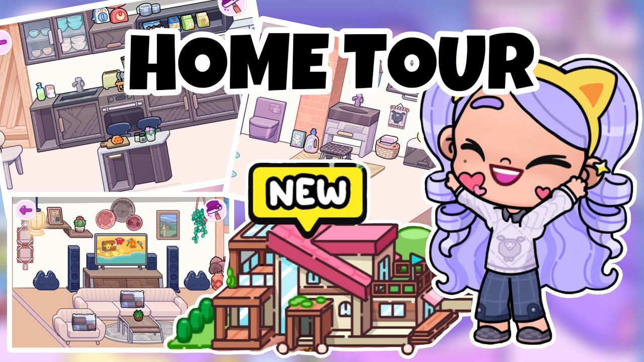 HOME TOUR DEKORASI HOUSE MAKER ITEM SERBA GRATIS | AVATAR WORLD | PAZU ...