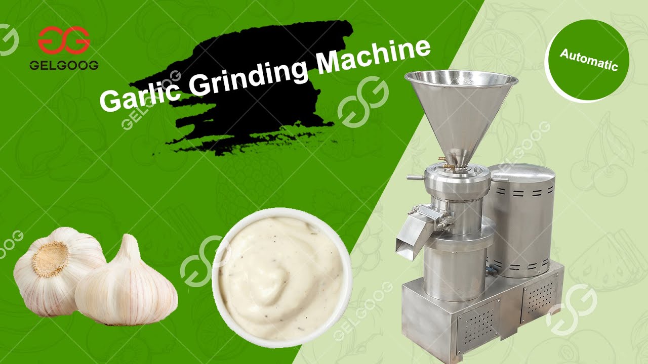 Industrial Ginger Garlic Paste(Sauce) Grinding Machine - YouTube
