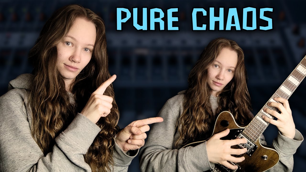 making chaotic music with random guitar improvisation - YouTube