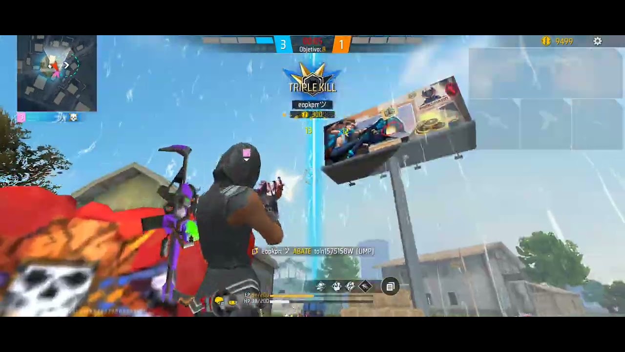 MELHOR JOGADOR DE FF 1V3 - YouTube