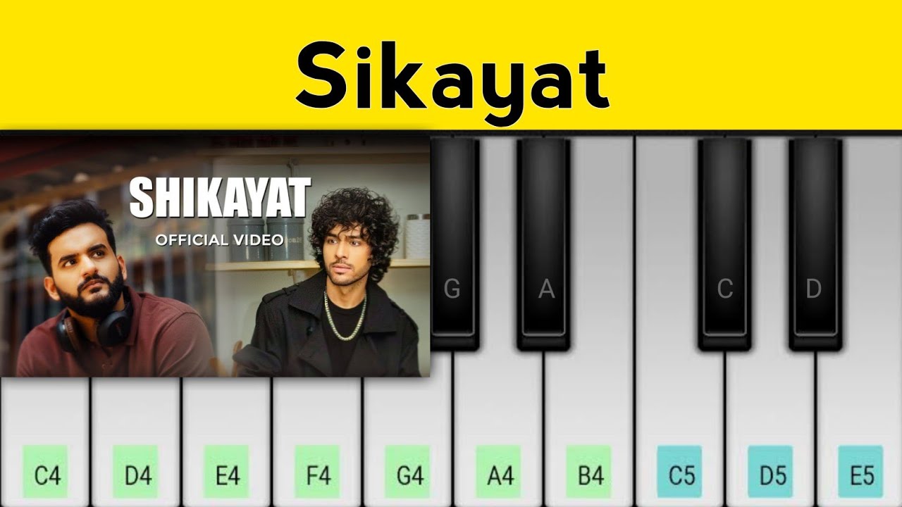 Sikayat | Tony Kakkar | Fukra Insaan | Piano Tutorial With Notes - YouTube