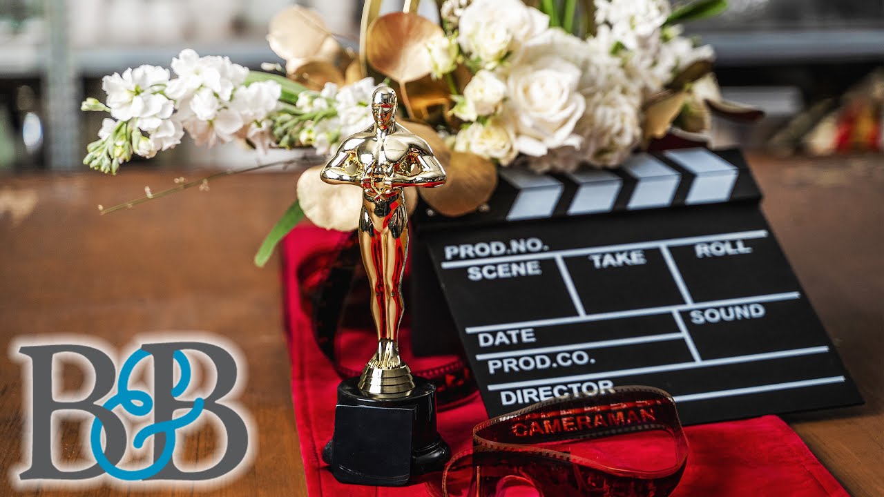 An Oscar Party Arrangement | Episode 50 of Blossoms and Bourbon - YouTube